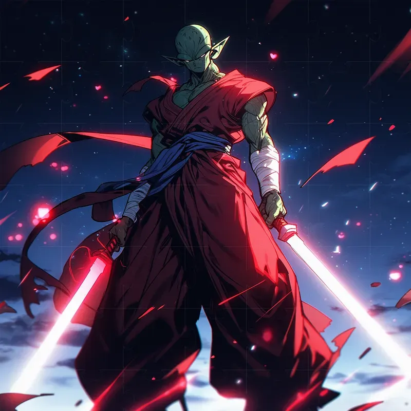 Star Wars X Dragon Ball Fusion Crossover Midjourney Prompt | PromptBase