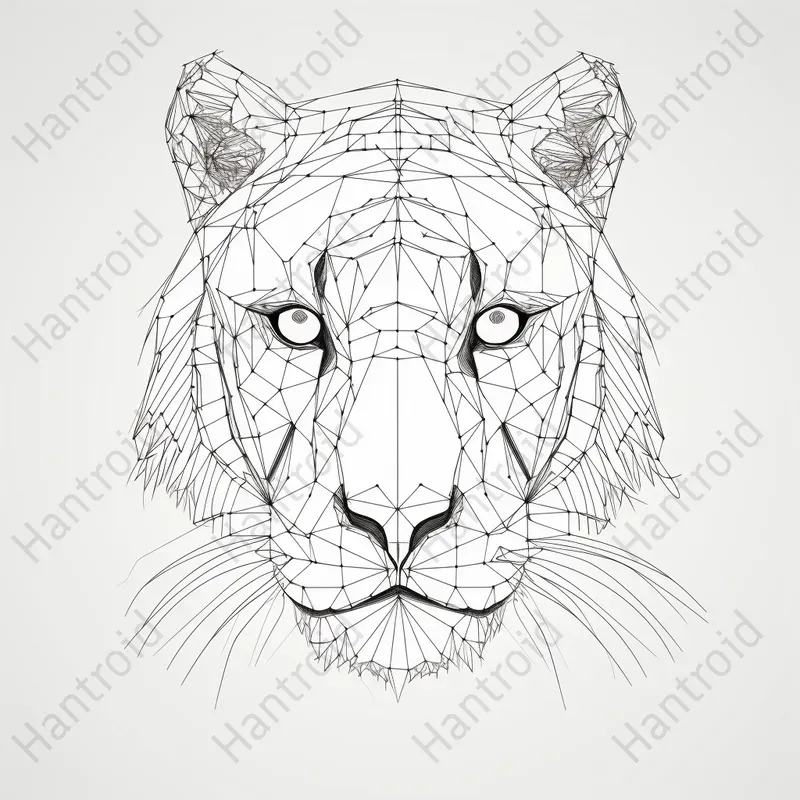 Elegant Line Drawings Animals Portraits Midjourney Prompt | PromptBase