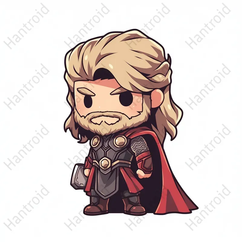 Marvel Chibi Hero Stickers Midjourney Prompt | PromptBase