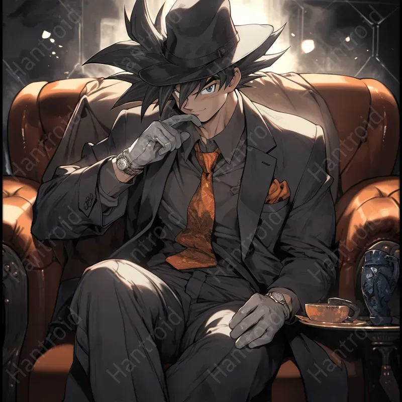 Mafia Boss Dragon Ball Epic Fusions Midjourney Prompt | PromptBase