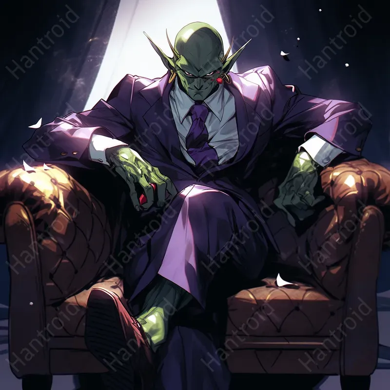 Mafia Boss Dragon Ball Epic Fusions Midjourney Prompt | PromptBase