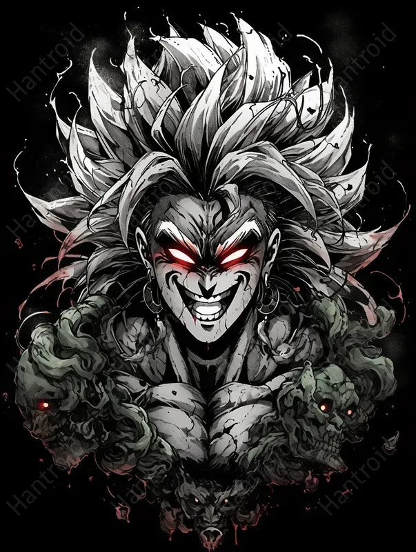 Nightfall Horror In Dragon Ball Midjourney Prompt | PromptBase