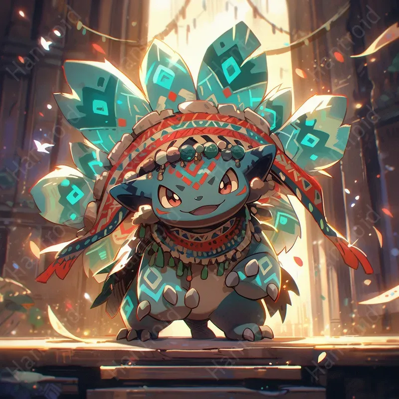 Indian Native American Pokemon Fusions Midjourney Prompt | PromptBase