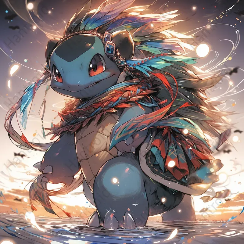 Indian Native American Pokemon Fusions Midjourney Prompt | PromptBase