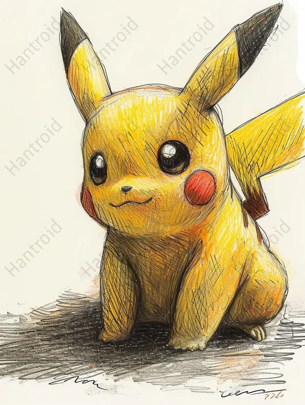 Playful Pokemon Sketches Midjourney Prompt | PromptBase