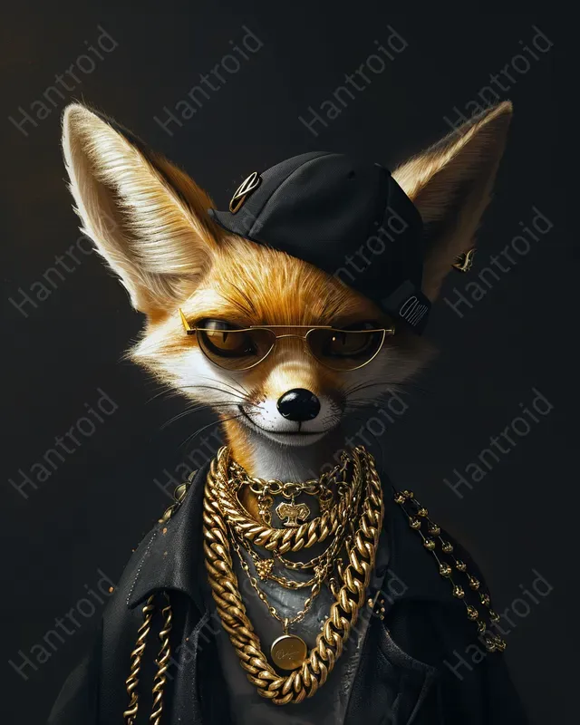 Exclusive Animal Rapper Golden Grooves Midjourney Prompt | PromptBase