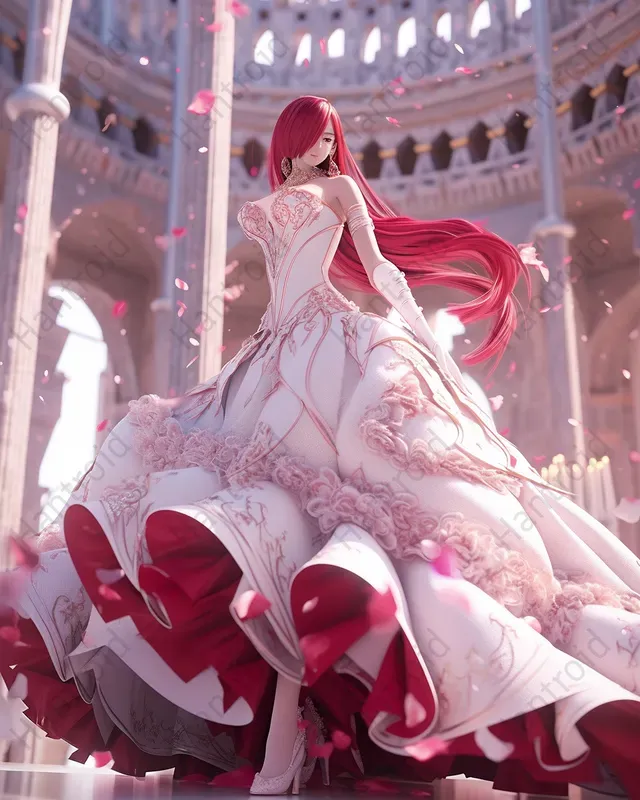 Elegant Female Anime Serenities Midjourney Prompt | PromptBase