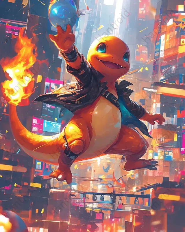 Epic Cyberpunk Pokemon Fusions Midjourney Prompt | PromptBase