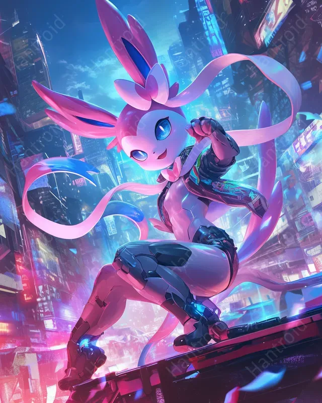 Epic Cyberpunk Pokemon Fusions Midjourney Prompt | PromptBase