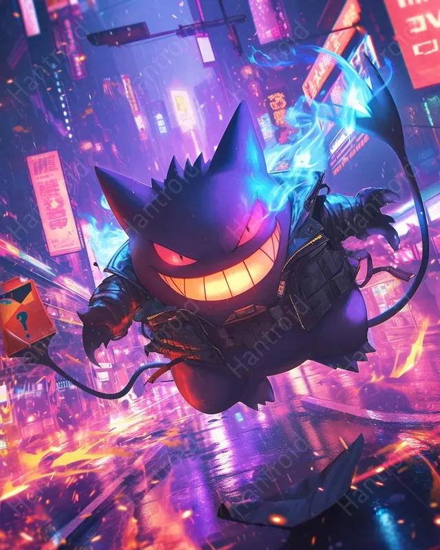 Epic Cyberpunk Pokemon Fusions Midjourney Prompt | PromptBase