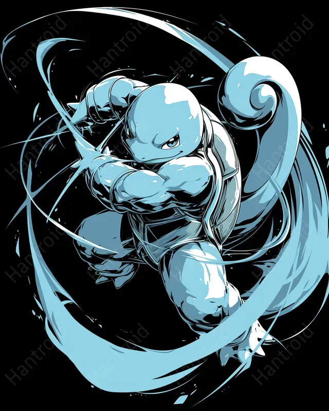 Pokemon Monochrome Elegances Midjourney Prompt | PromptBase