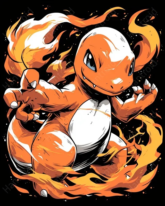 Pokemon Monochrome Elegances Midjourney Prompt | PromptBase