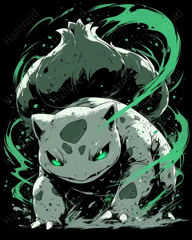 Pokemon Monochrome Elegances Midjourney Prompt | PromptBase