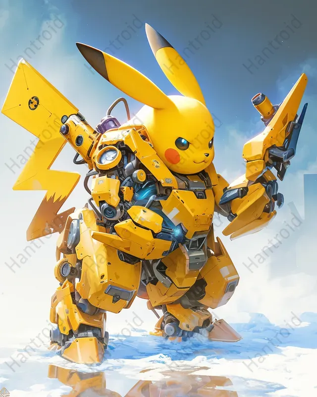 Mecha Pokemon Anime Marvel Midjourney Prompt | PromptBase