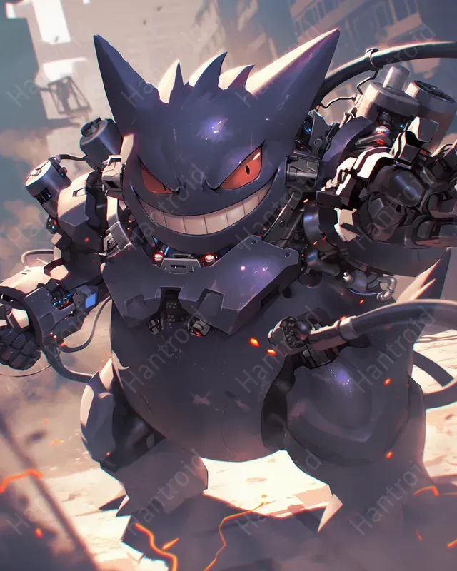 Mecha Pokemon Anime Marvel Midjourney Prompt | PromptBase