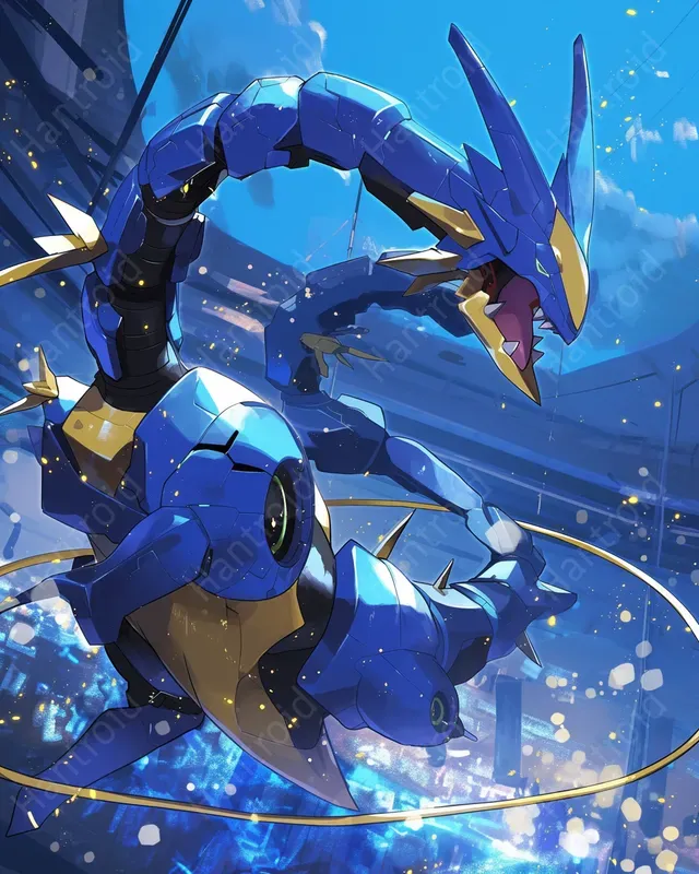 Mecha Pokemon Anime Marvel Midjourney Prompt | PromptBase