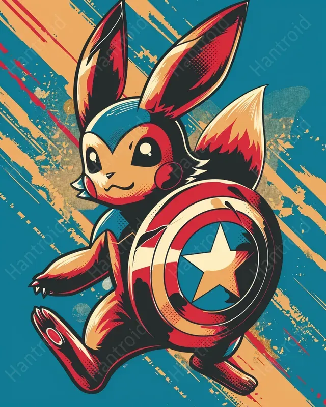 Marvel Fusion Heroic Pokemon Midjourney Prompt | PromptBase