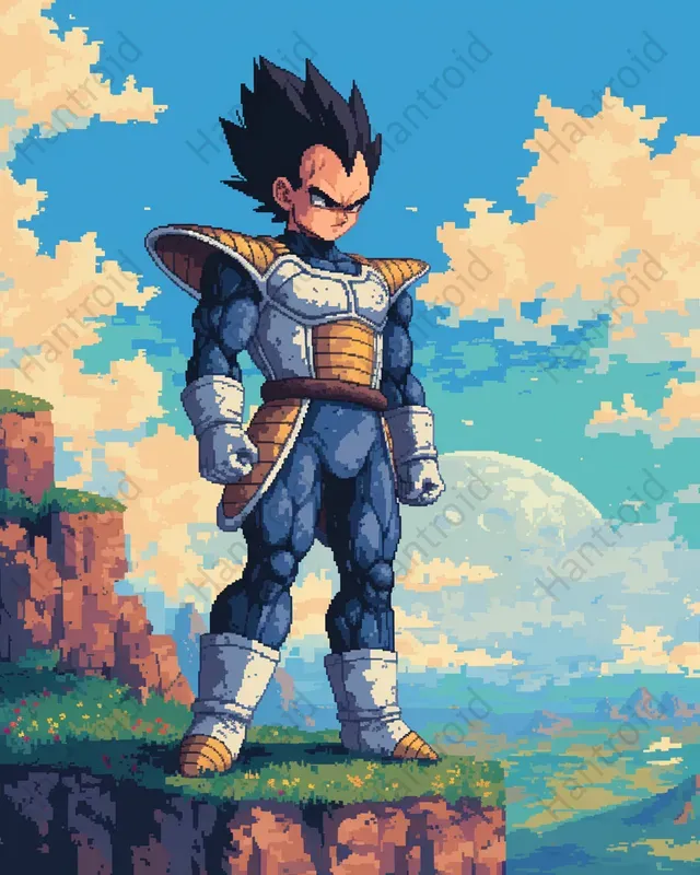 8bit Dragon Ball Magics Midjourney Prompt | PromptBase