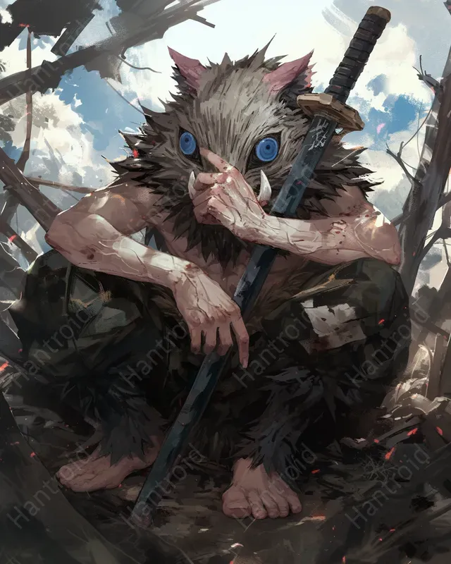 Dystopian Demon Slayer Epics Midjourney Prompt | PromptBase