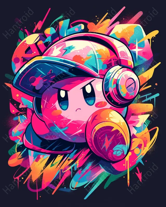 Graffiti Nintendo Tee Magics Midjourney Prompt | PromptBase