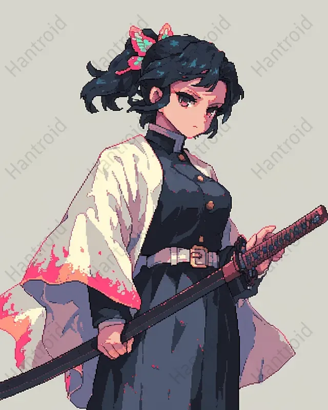 Pixel Demon Slayer Magics Midjourney Prompt | PromptBase