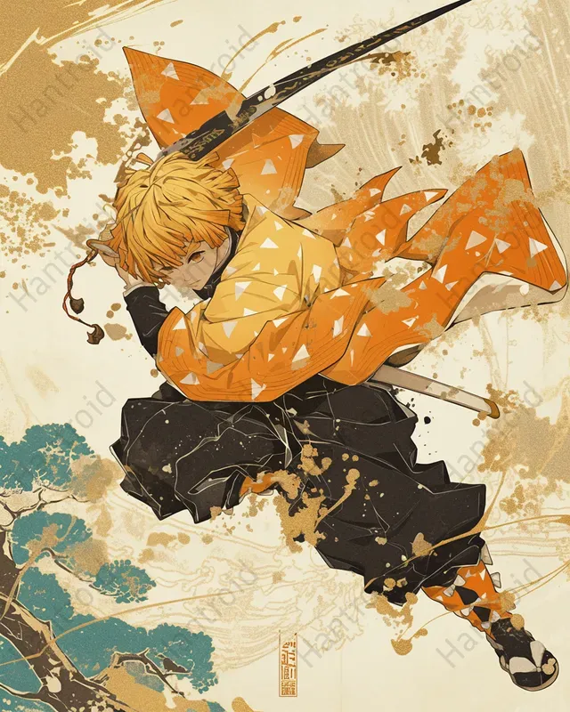 Demon Slayers In Japanese Art Midjourney Prompt | PromptBase