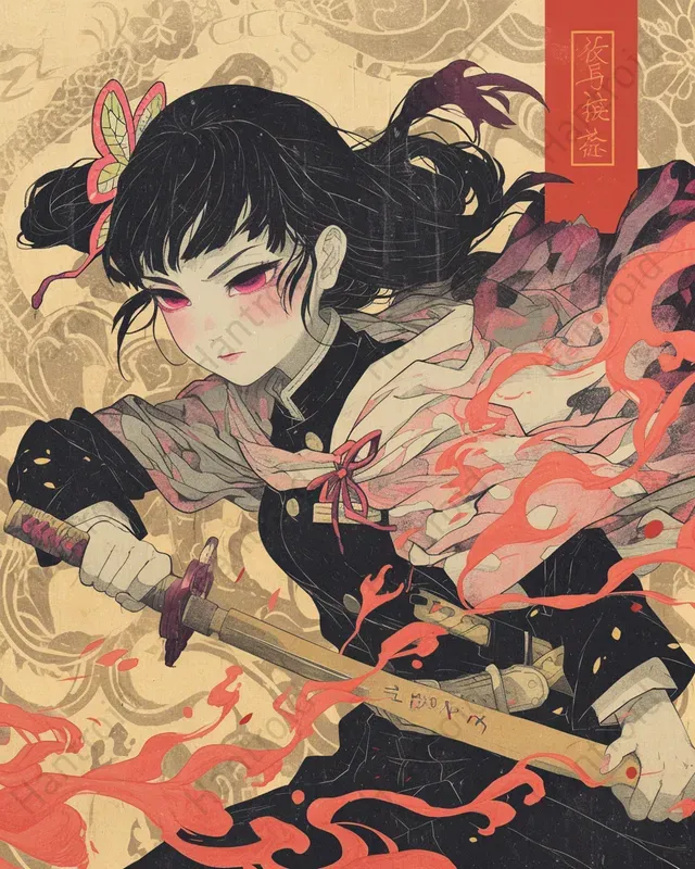 Demon Slayers In Japanese Art Midjourney Prompt | PromptBase