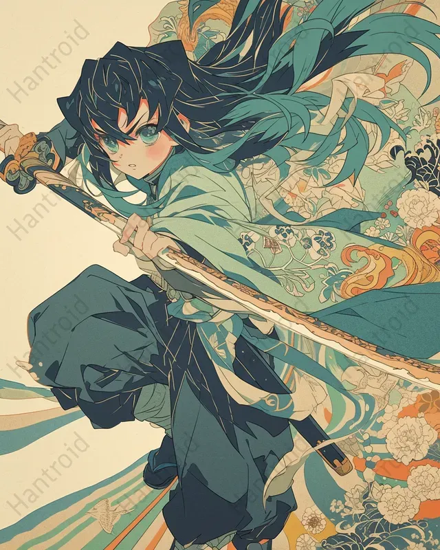 Demon Slayers In Japanese Art Midjourney Prompt | PromptBase