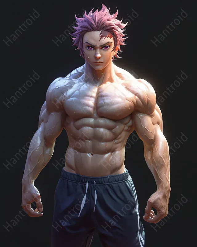 Demon Slayer Fitness Fusions Midjourney Prompt | PromptBase