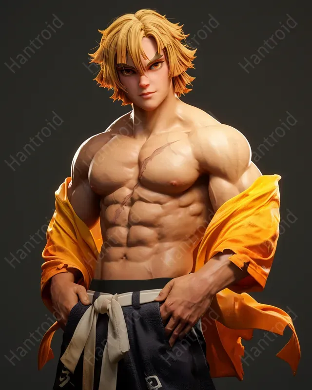 Demon Slayer Fitness Fusions Midjourney Prompt | PromptBase