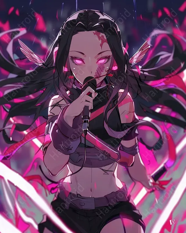 Demon Slayer Nightcore Vibes Midjourney Prompt | PromptBase