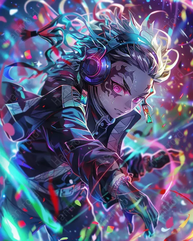 Demon Slayer Nightcore Vibes Midjourney Prompt | PromptBase