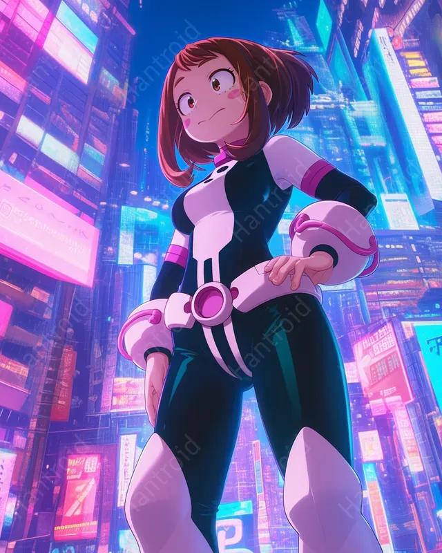My Hero Academia Cyberpunk Fusions Midjourney Prompt | PromptBase