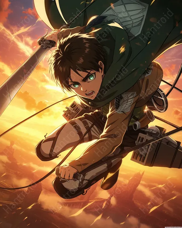 Legendary Attack On Titan Covers Midjourney Prompt | PromptBase