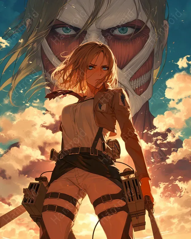 Legendary Attack On Titan Covers Midjourney Prompt | PromptBase