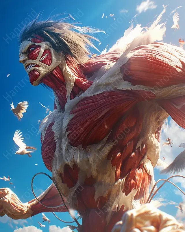 Legendary Attack On Titan Covers Midjourney Prompt | PromptBase