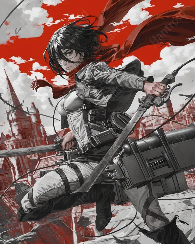 Legendary Attack On Titan Covers Midjourney Prompt | PromptBase