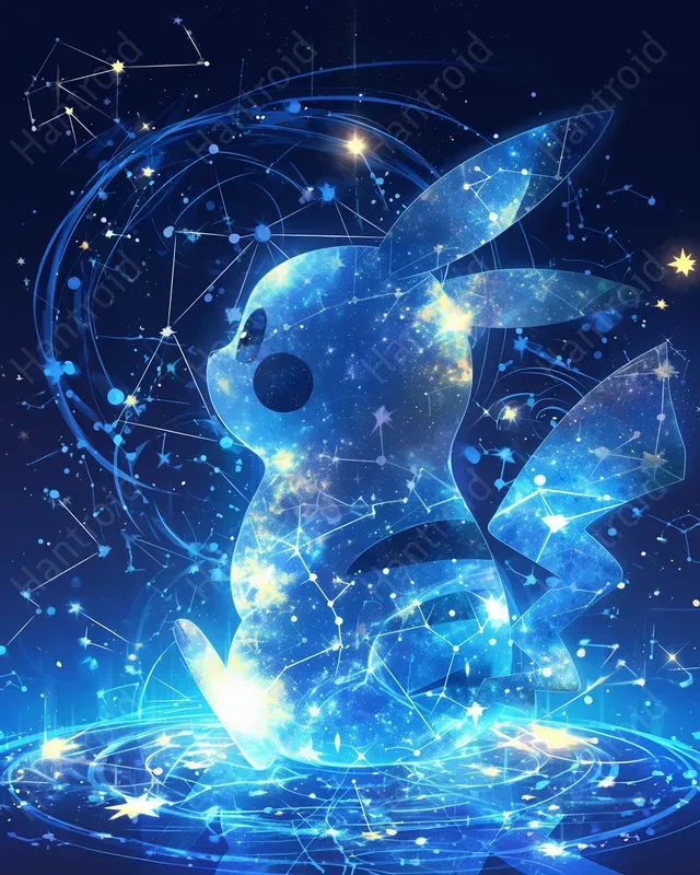 Celestial Pokemon Silhouettes Midjourney Prompt | PromptBase