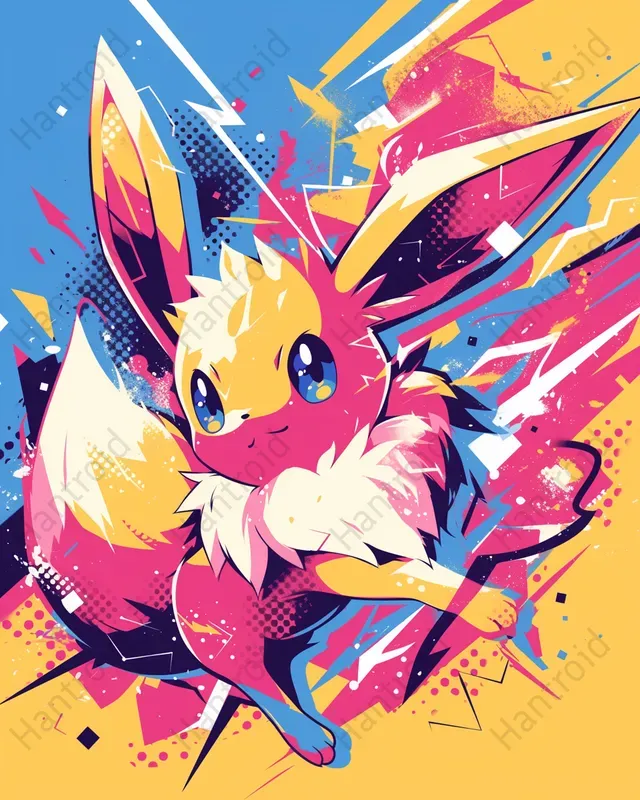 Pop Art Pokemon Tees Midjourney Prompt | PromptBase