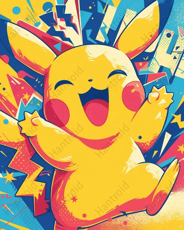 Pop Art Pokemon Tees Midjourney Prompt | PromptBase
