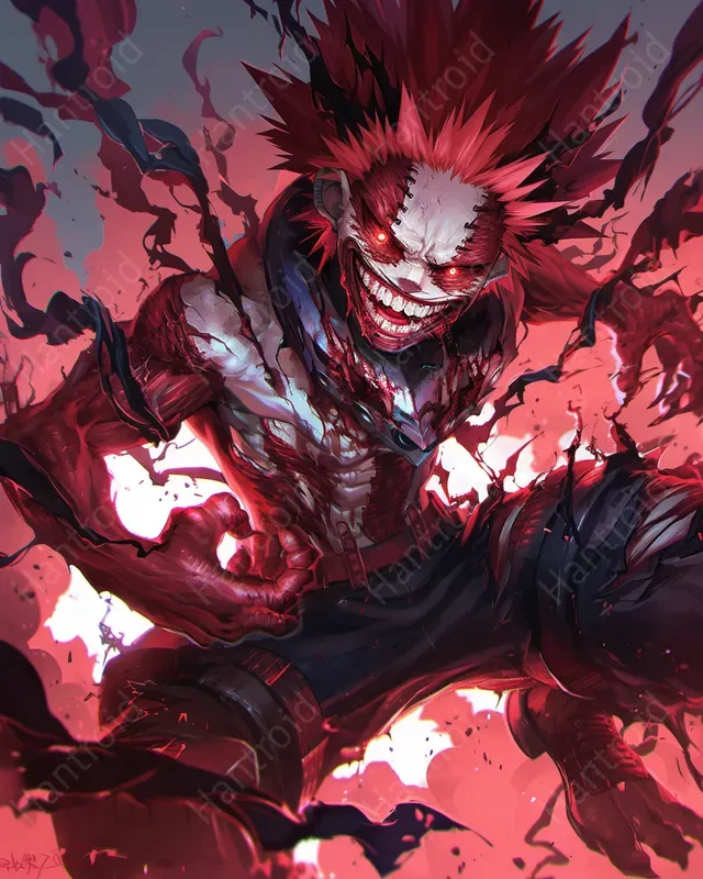 Demonic Transformations My Hero Academia Midjourney Prompt | PromptBase