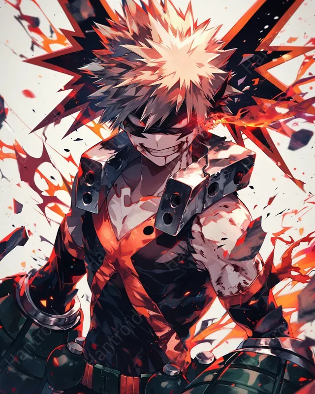 Demonic Transformations My Hero Academia Midjourney Prompt | PromptBase