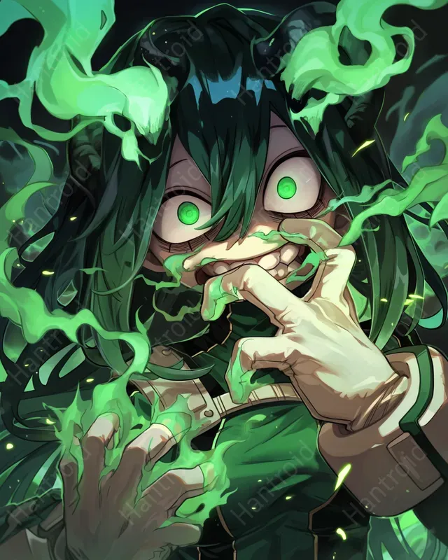 Demonic Transformations My Hero Academia Midjourney Prompt | PromptBase