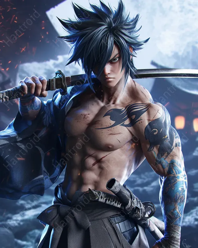 Fairy Tail Samurai Fusions Midjourney Prompt | PromptBase