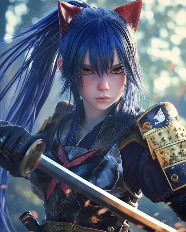 Fairy Tail Samurai Fusions Midjourney Prompt | PromptBase