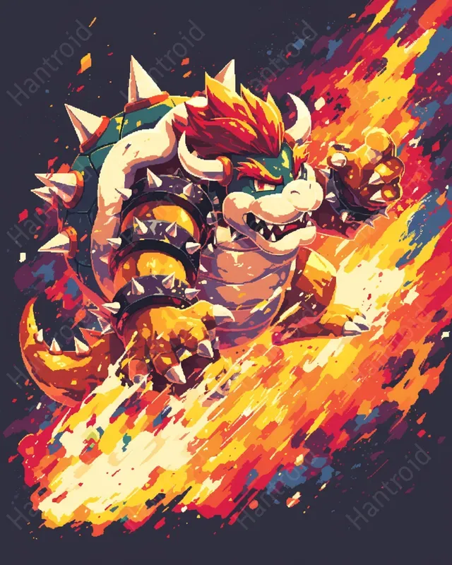 Nintendo Character Pixel Art Midjourney Prompt | PromptBase