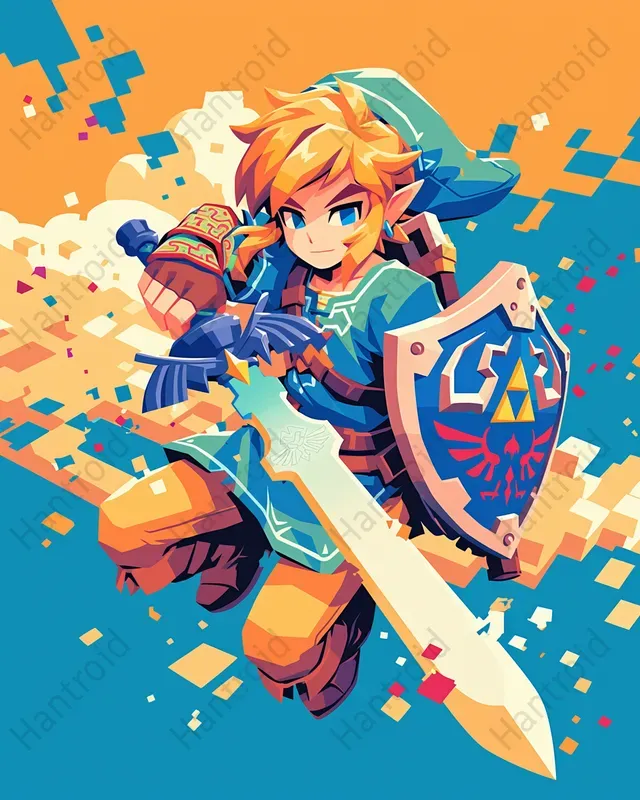 Nintendo Character Pixel Art Midjourney Prompt | PromptBase