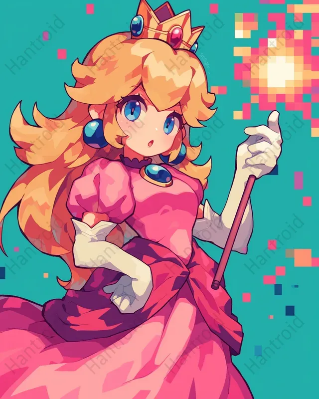 Nintendo Character Pixel Art Midjourney Prompt | PromptBase