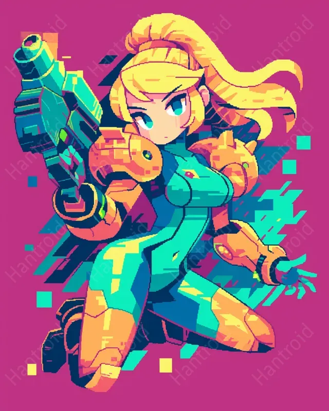 Nintendo Character Pixel Art Midjourney Prompt | PromptBase