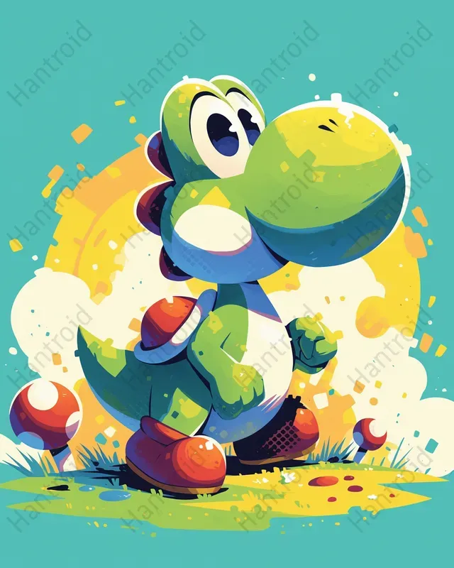 Nintendo Character Pixel Art Midjourney Prompt | PromptBase